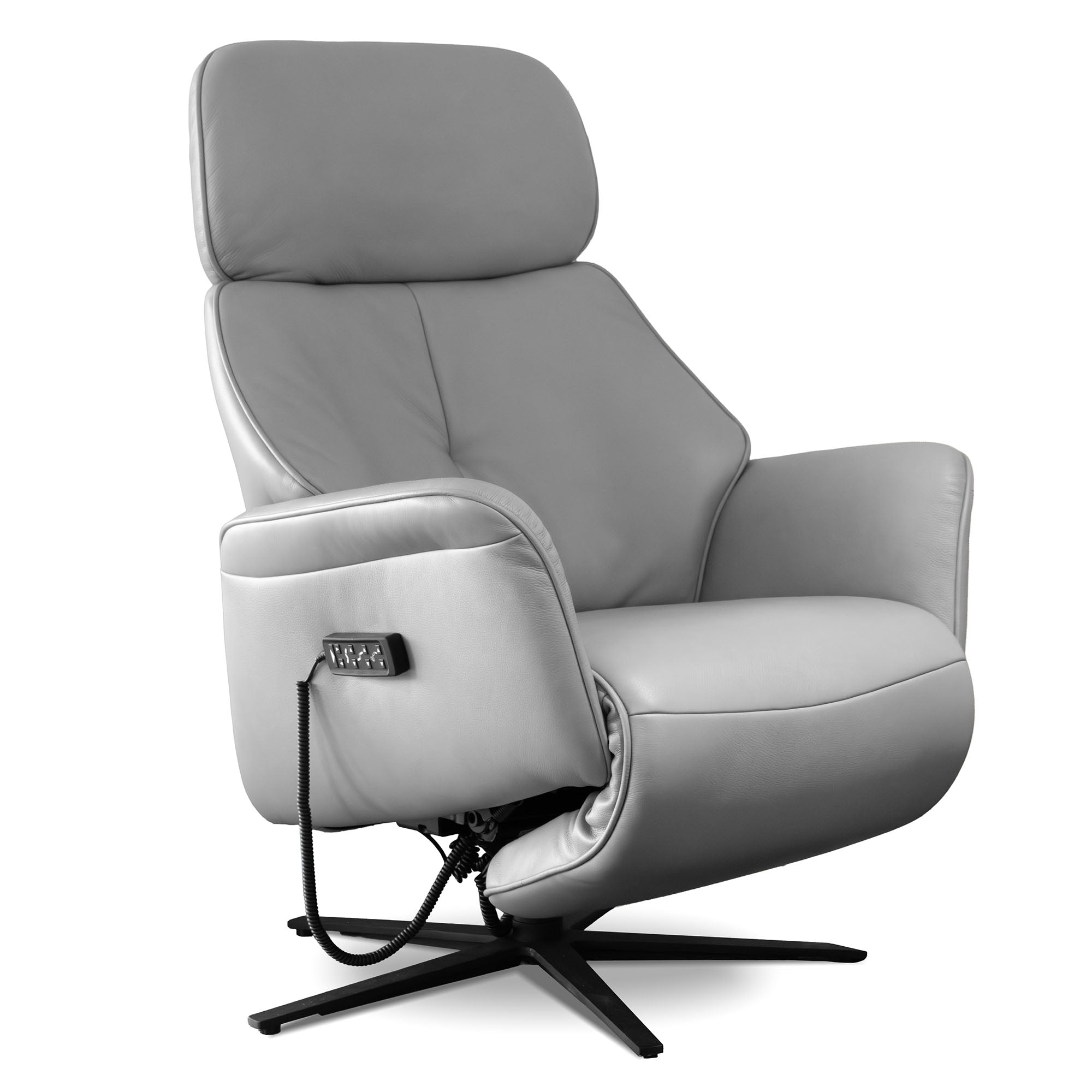 Nautilus Power Swivel Recliner Mariposa Opal - Floor Model - Hansen ...