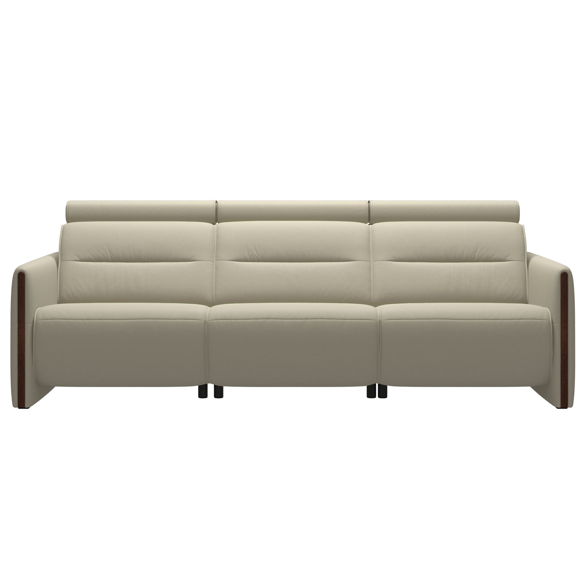 Stressless Emily Power Sofa Wood Arm - Hansen Interiors - Hansen Interiors